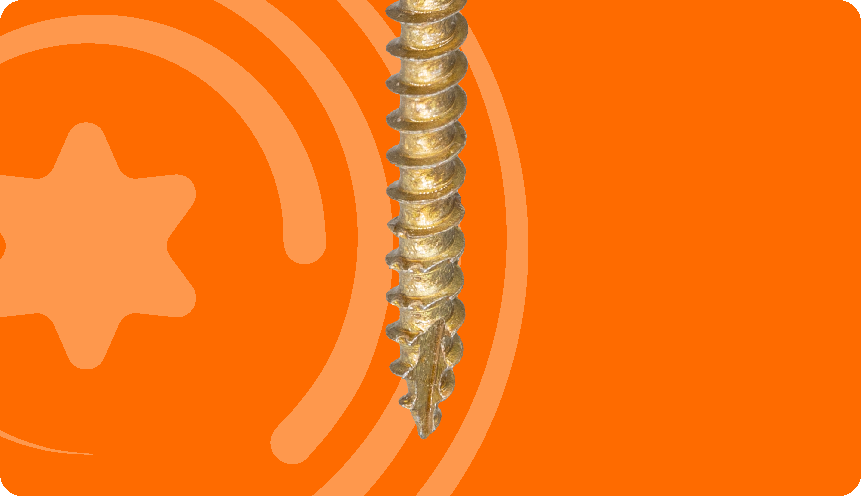 White Low Profile Cabinet™ Screw | GRK Fasteners